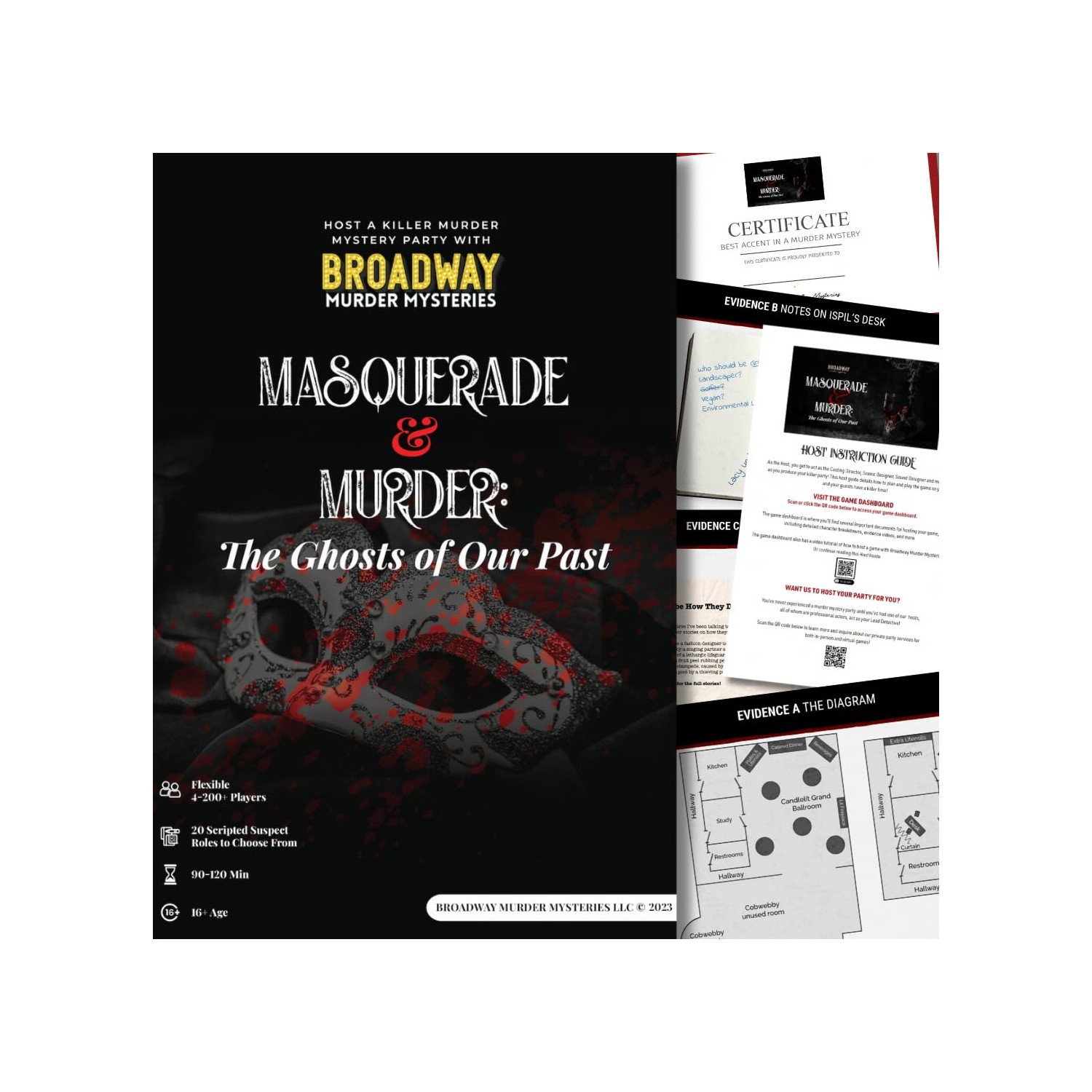 Masquerade and Murder: Ghosts of Our Past | Masquerade Murder Mystery ...