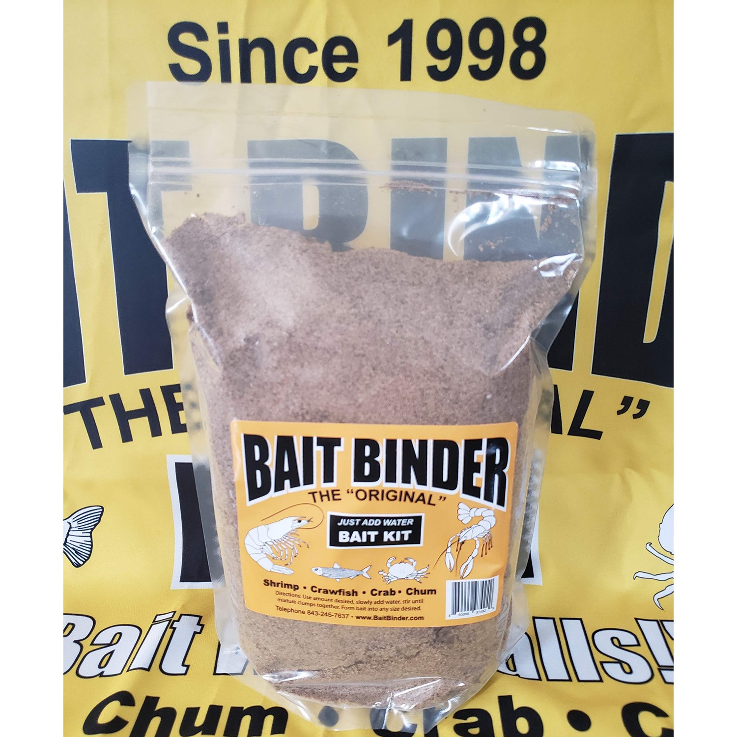 Bait Binder™ Bait Kit - The 'Original' - Shrimp, Crab, Crawfish, Chum ...