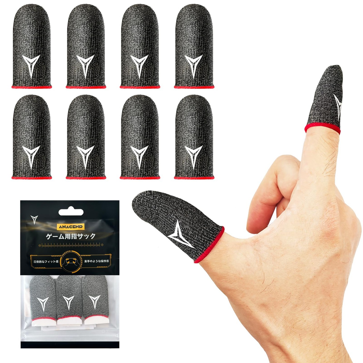 8-Piece Game Finger Sack, Smartphone Yubisaku, Game Finger Cover ...