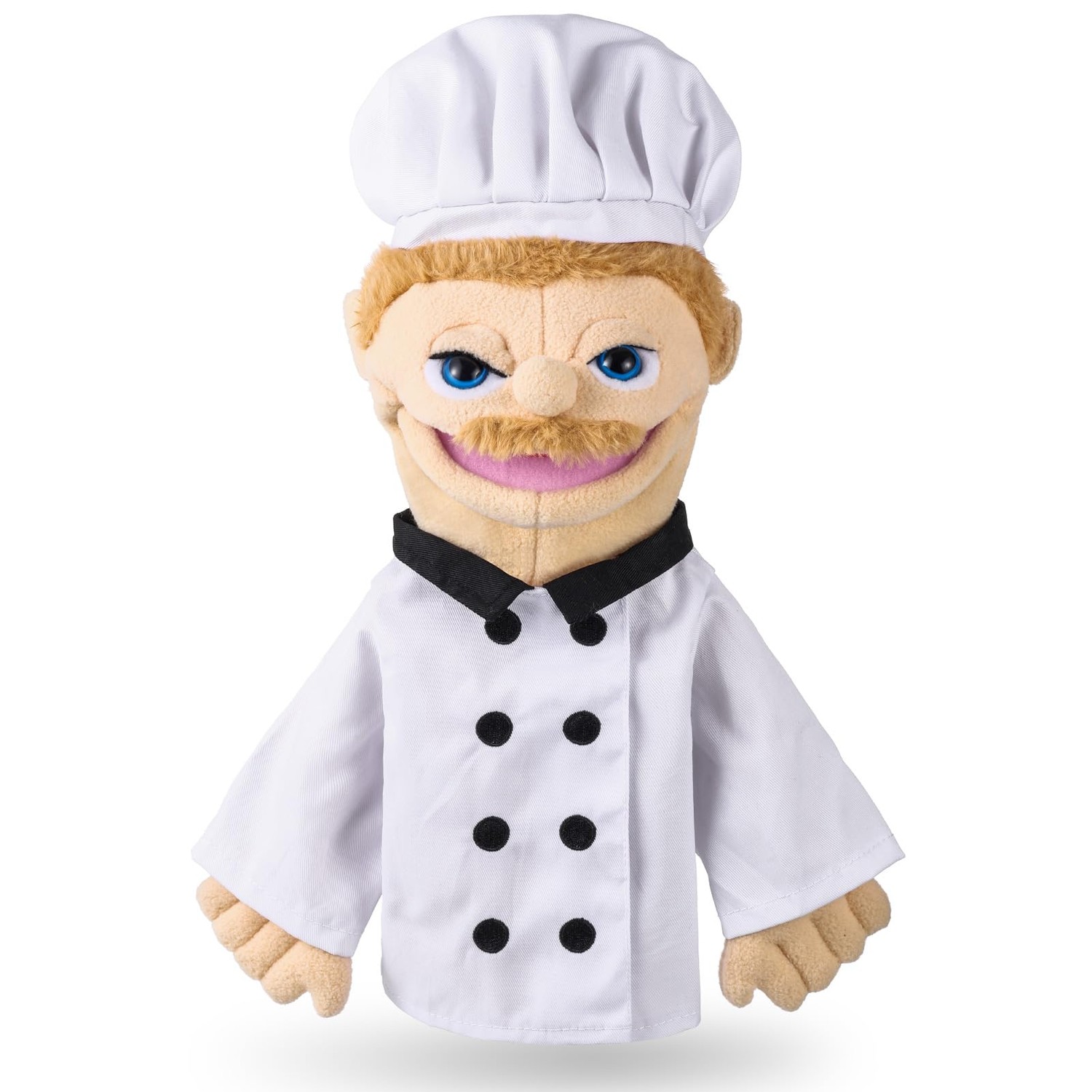 Role Play Hand Puppets Hand Plush Chef Doctor Fireman Pirate Detective ...