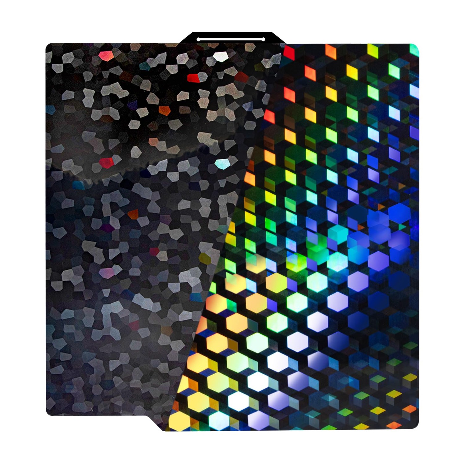 IdeaFormer-3D Holographic PEG Build Plate for Bambu Lab P1S P1P X1C X1 ...