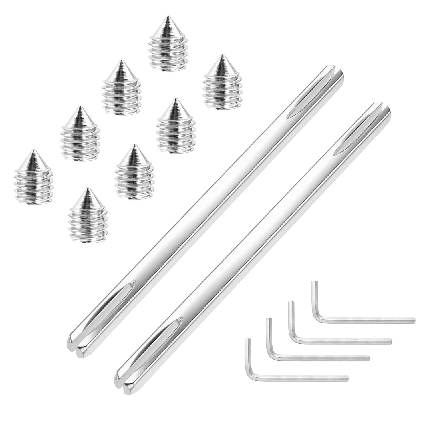 Huangyihan Door Handle Spindle Bar Square Pin 8 mm x 150 mm with 8 ...