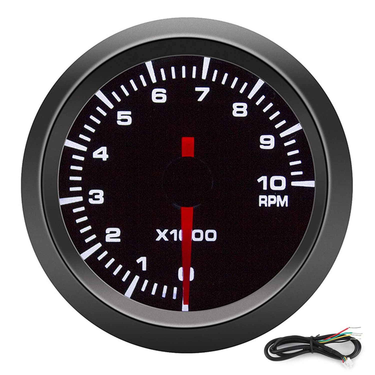 Universal Tachometer Gauge Pointer Tachometer Gauge 12V Tach Meter RPM ...
