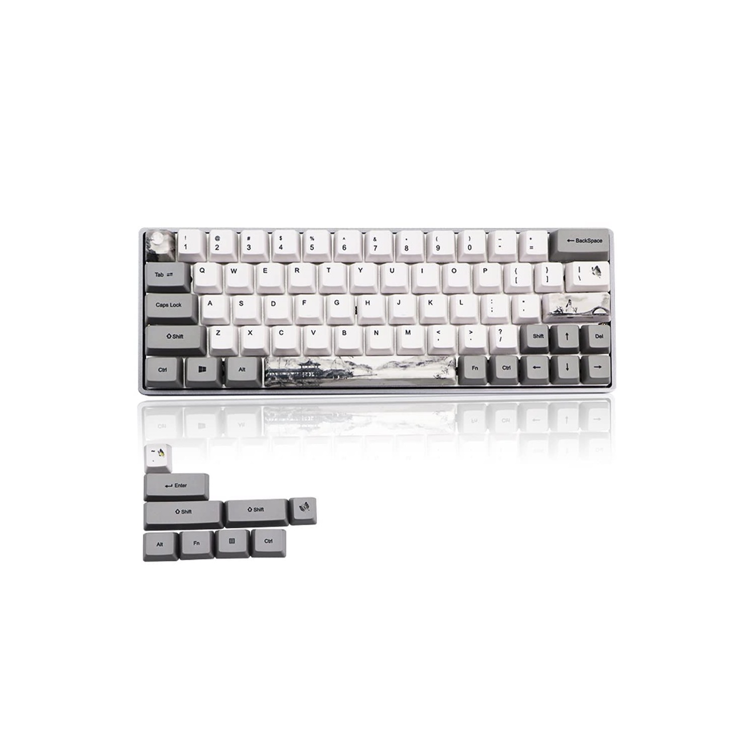 VBESTLIFE Mechanical Keyboard Keycaps, 73-Piece PBT Sublimation Keycaps ...