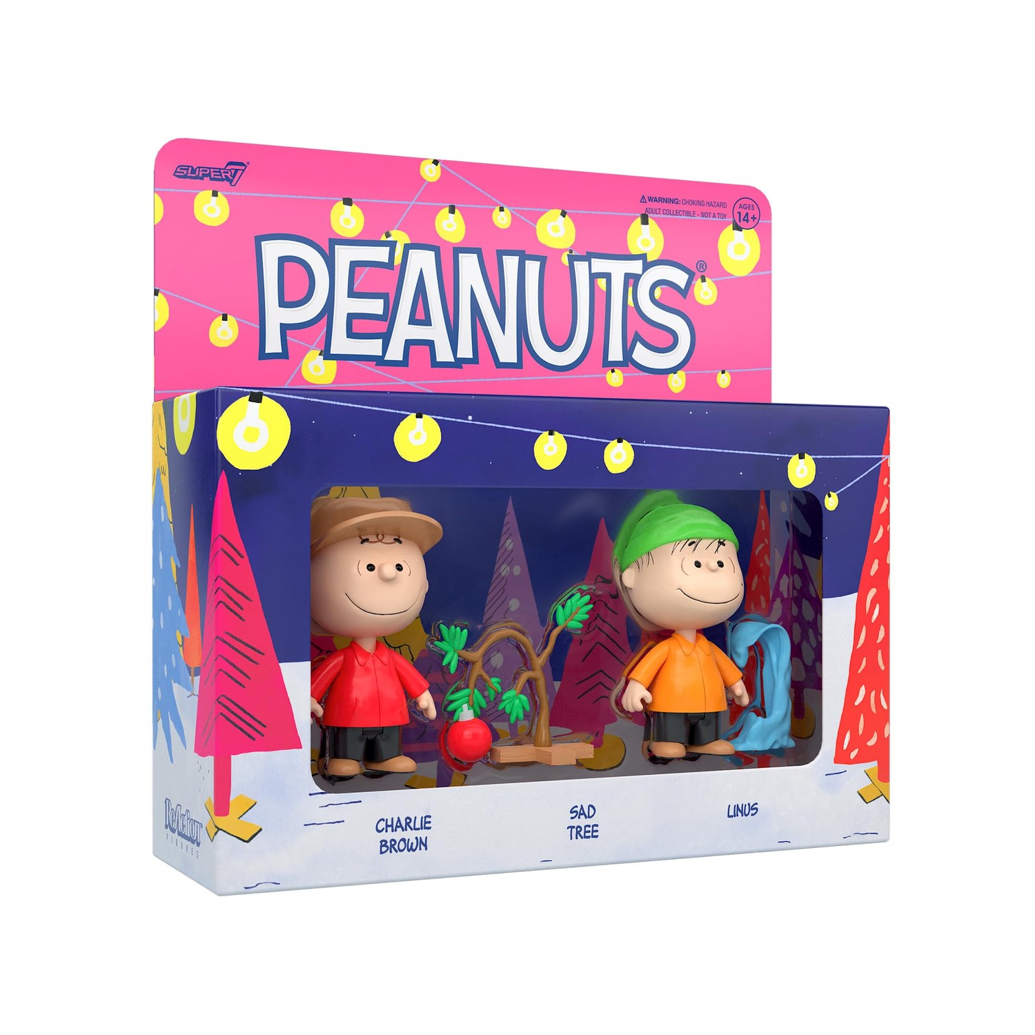 Super7 Peanuts Reaction Figures Wave 06 (Holiday Box Set) - Charlie ...