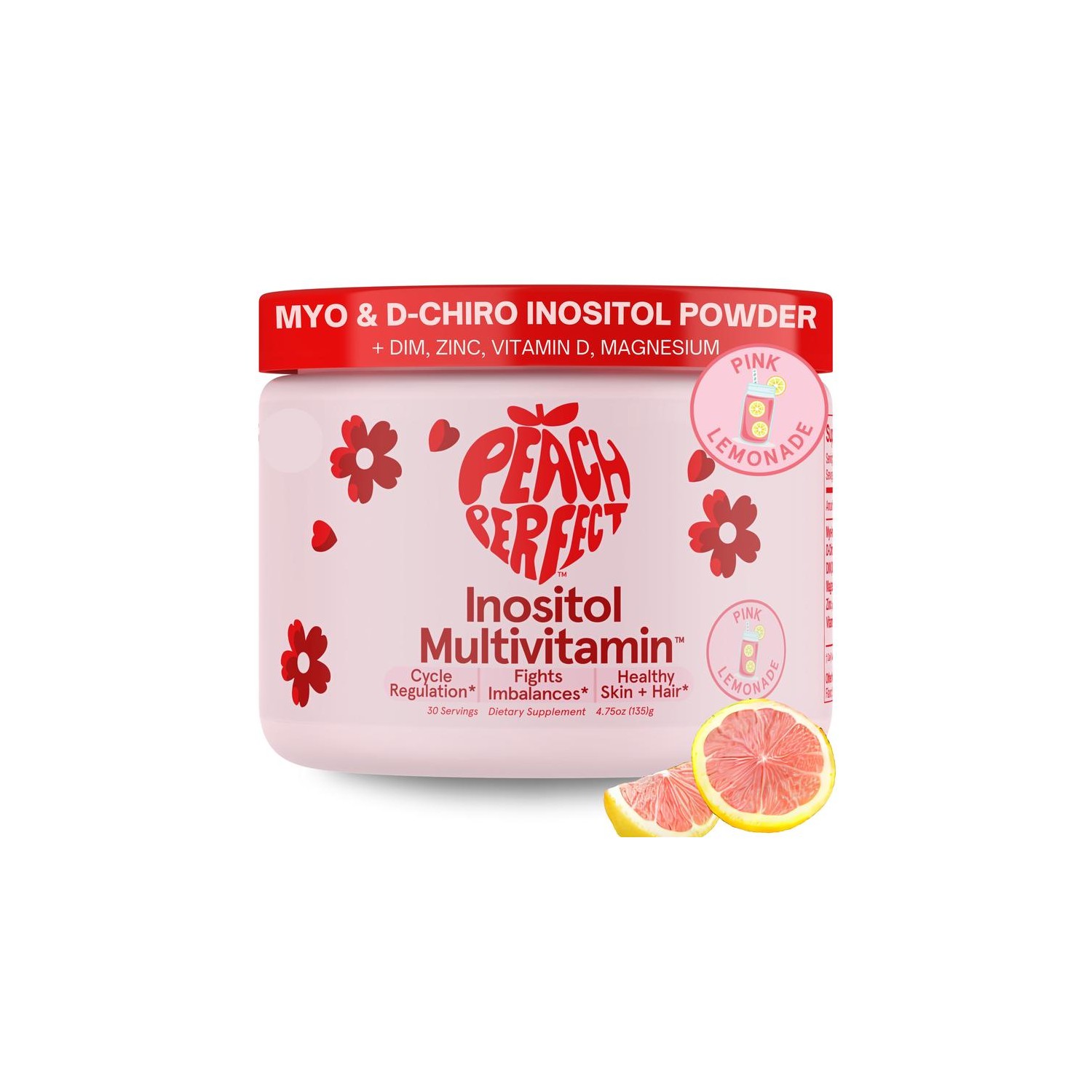 Peach Perfect Inositol Multivitamin - Peach Perfect Myo-Inositol, D ...