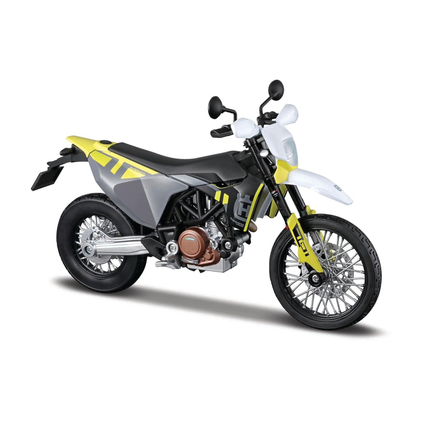Maisto Husquvarna Husky 701 Supermoto Motorbike - 1:12 Scale ...