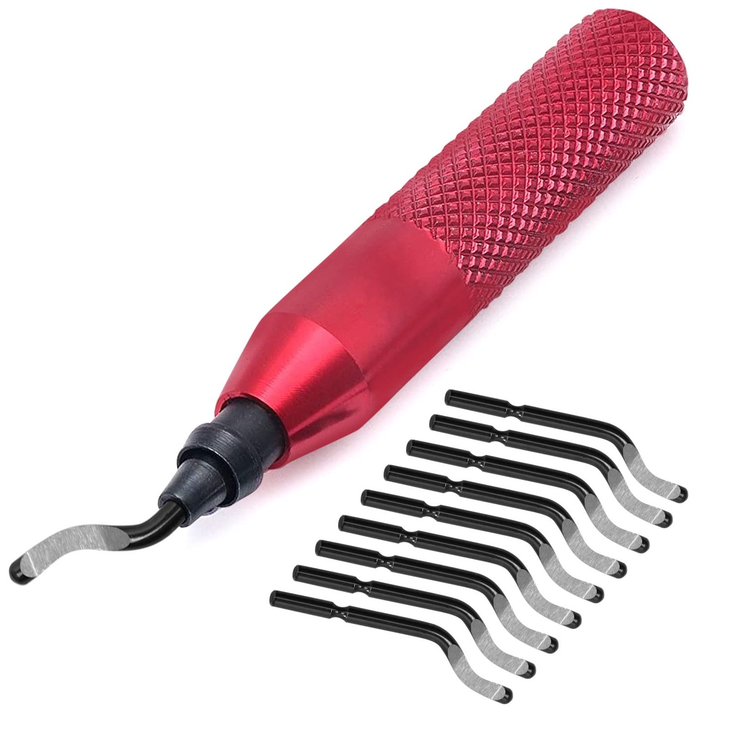 Premium Deburring Tool with 10 High-Speed Steel Blades – Ideal for ...