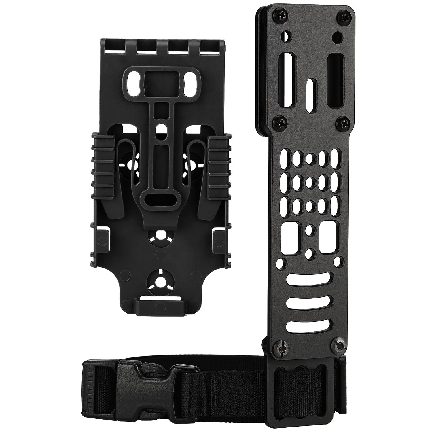 EralcNa Tactical Modular Holster Adapter with QLS kit, Drop Leg Holster ...