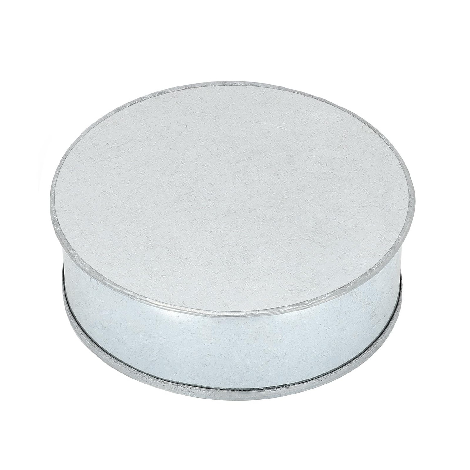 PATIKIL 5 Inch Metal Tee Cap, 1 Pcs Galvanized Steel Duct End Cap Dry ...