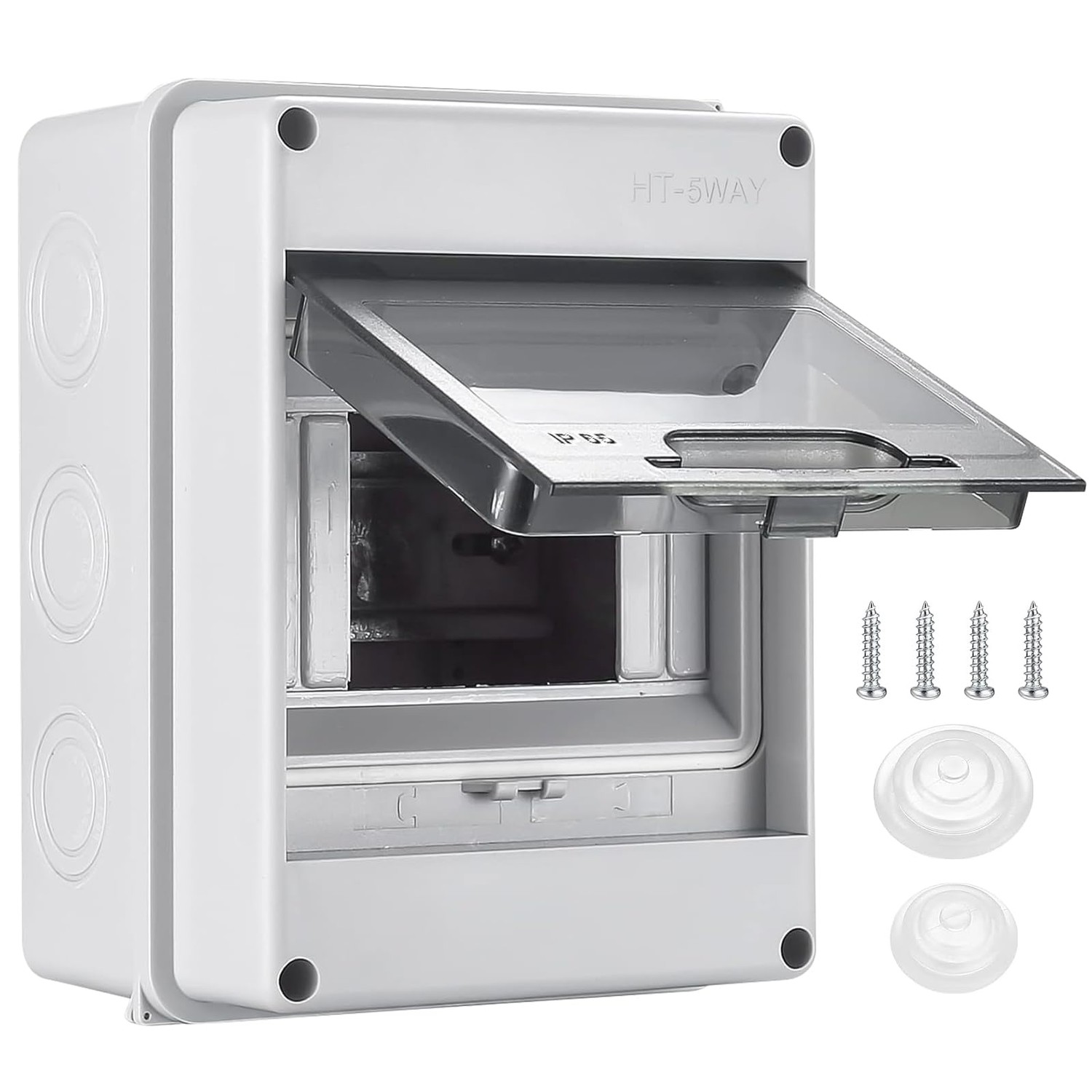 Kezidhp Surface-Mounted Fuse Box, IP65 Distribution Box, Surface ...