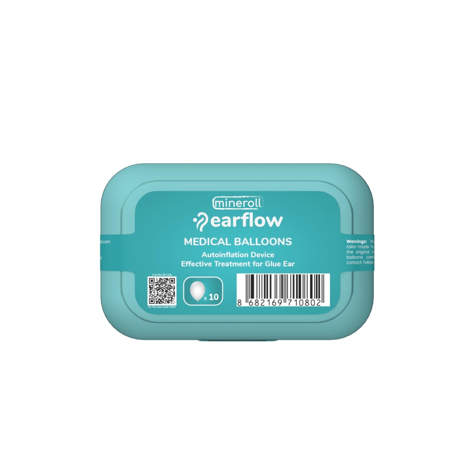 EARFLOW Replacement Medical Balloons x10 Autoinflation Device for Glue ...