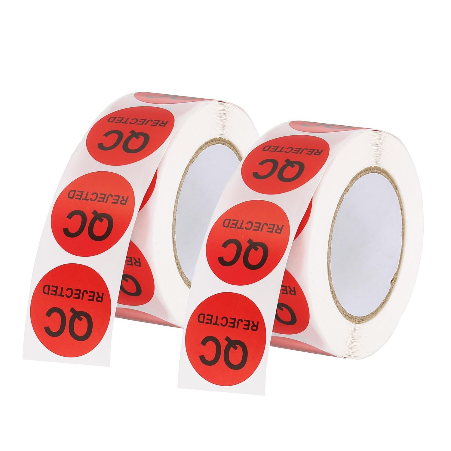 PATIKIL 1" QC Rejected Labels, 2 Roll/1000 Pcs Inventory Quality ...
