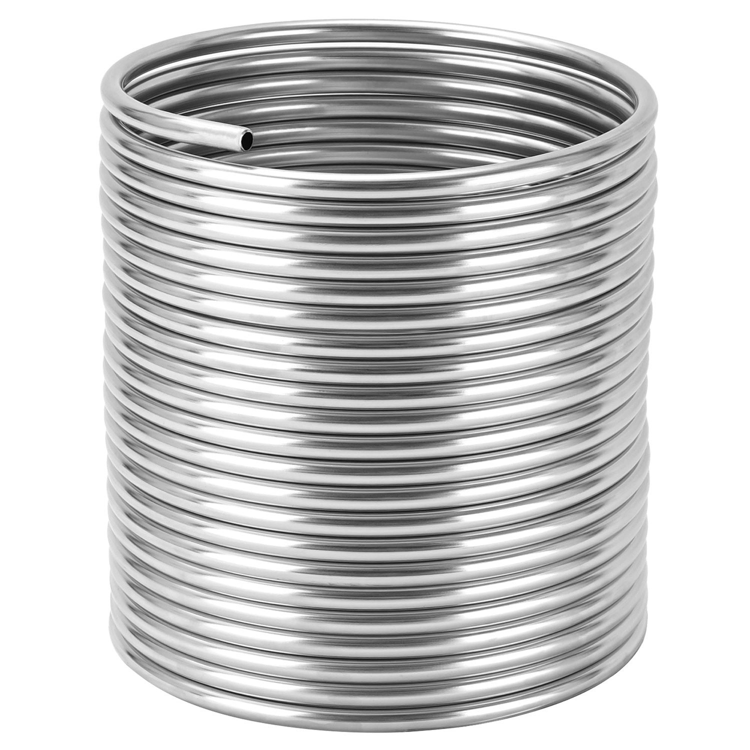 BACOENG 1/2" x 50Ft 304 Wort Chiller, Stainless Steel Tubing Coil for ...
