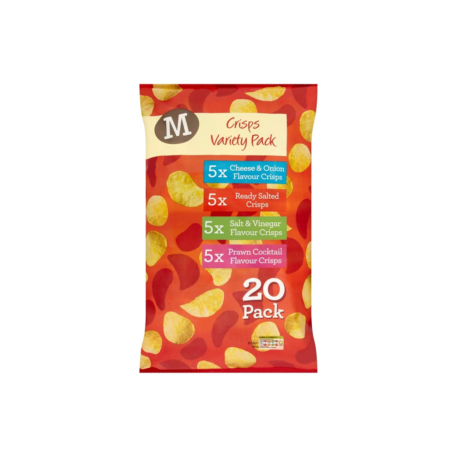 Morrisons Variety Mix Crisps 20x25g - ibspot.com