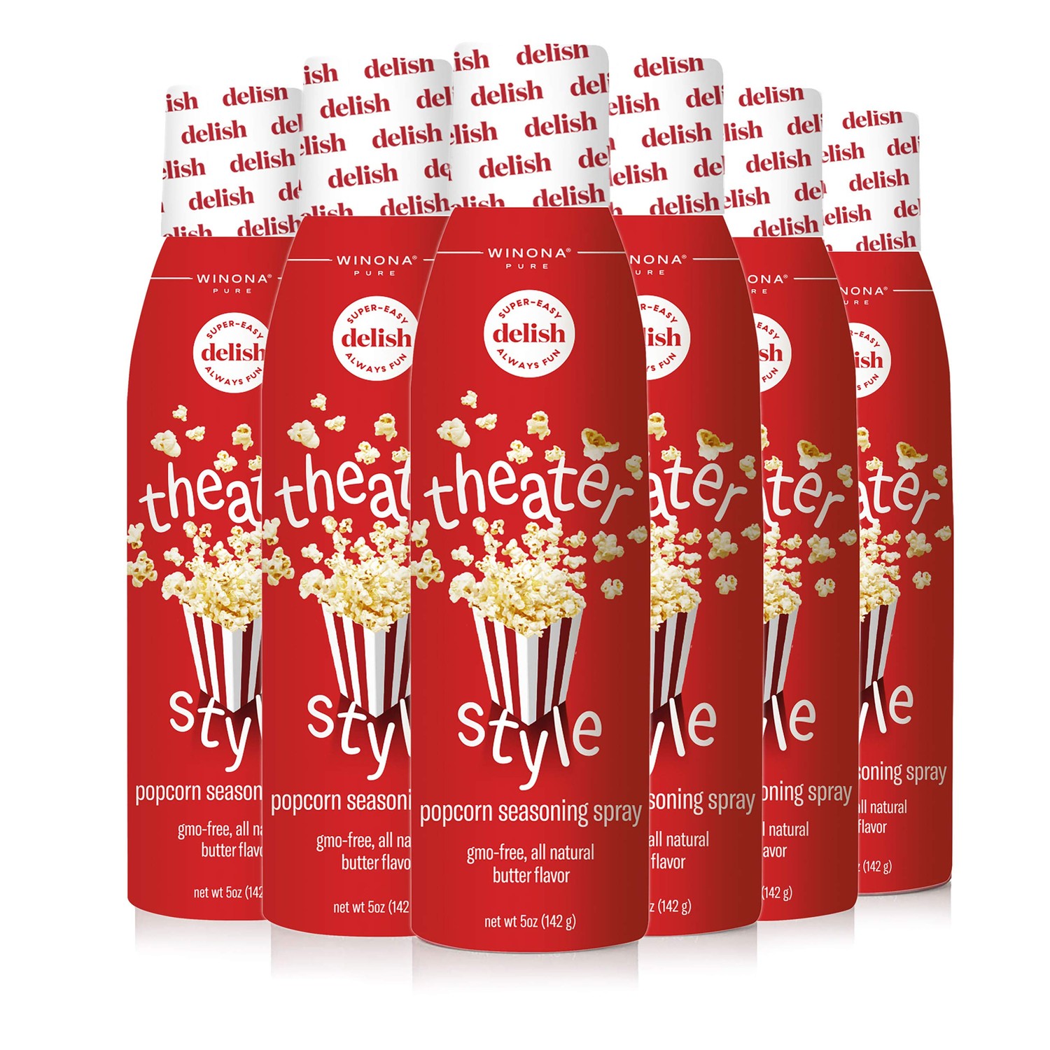 Winona Pure Popcorn Butter, Theater Style 5 Ounce (6-Pack) | Delicious ...