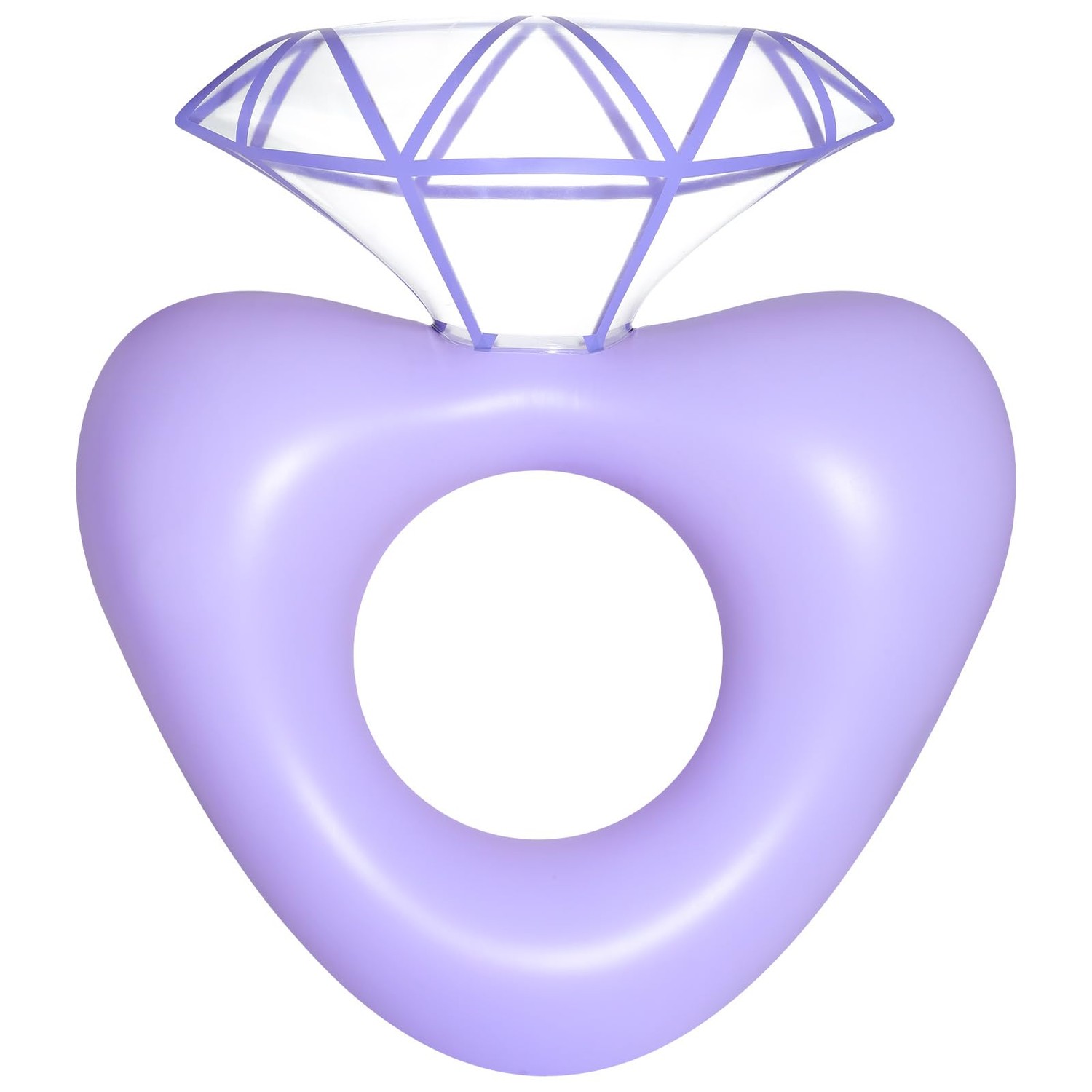 HeySplash Pool Floats, Inflatable Diamond Ring Pool Float, Large ...