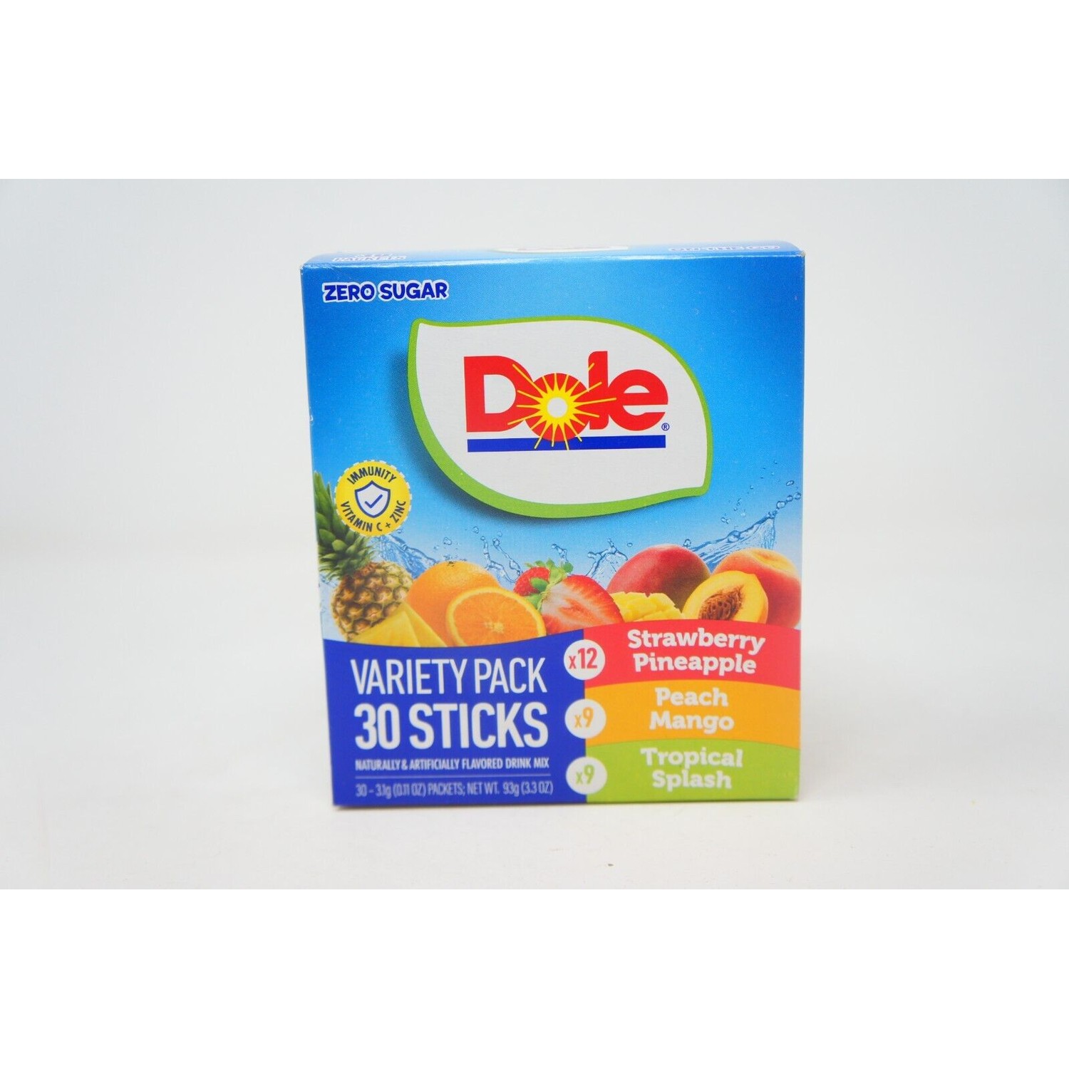 Dole Variety Pack, Powdered Drink Mix, 30 Count Packets, 3 Flavors ...