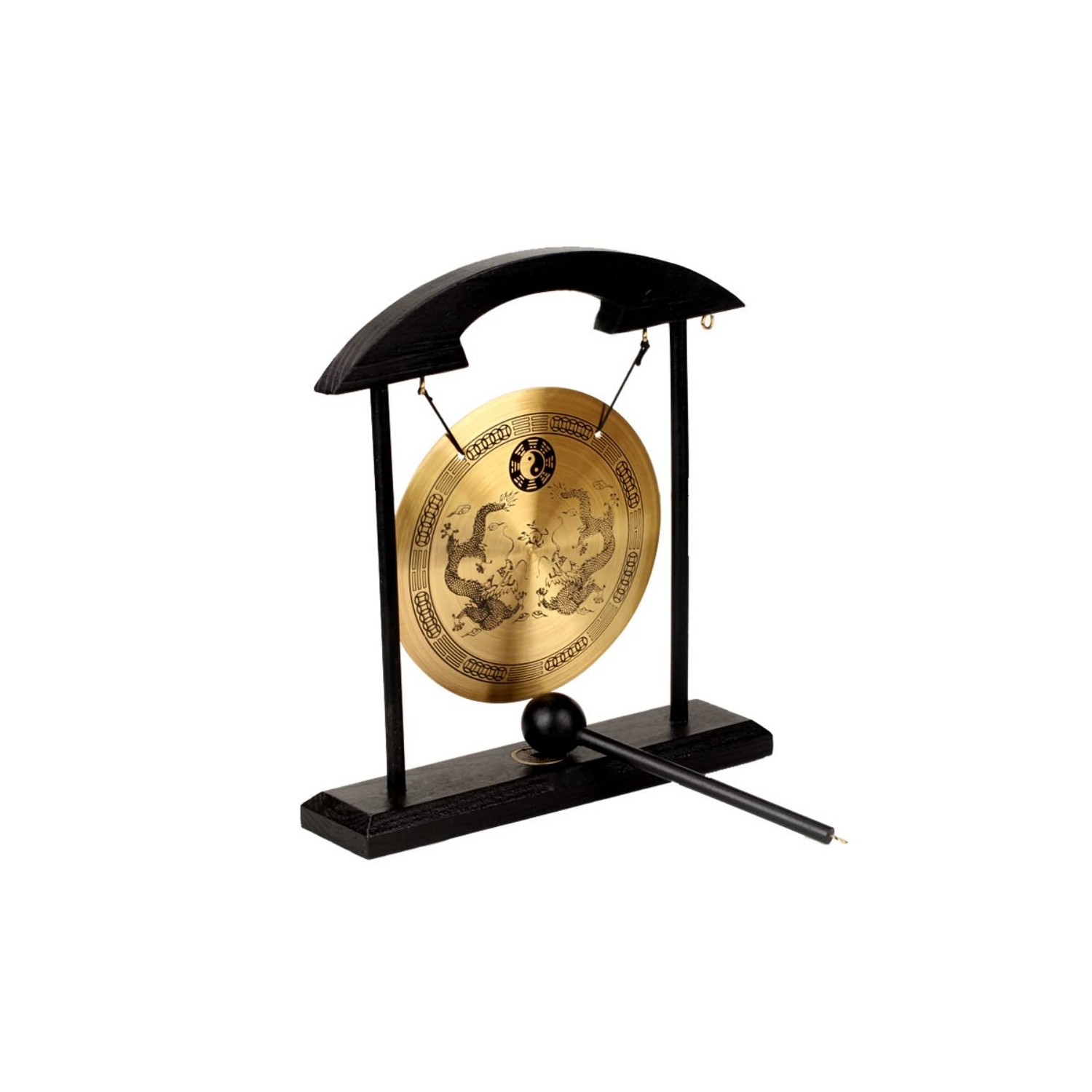 Feng Shui Brass Gong 8.26inch/21cm Desktop Gong Copper Zen Chinese ...