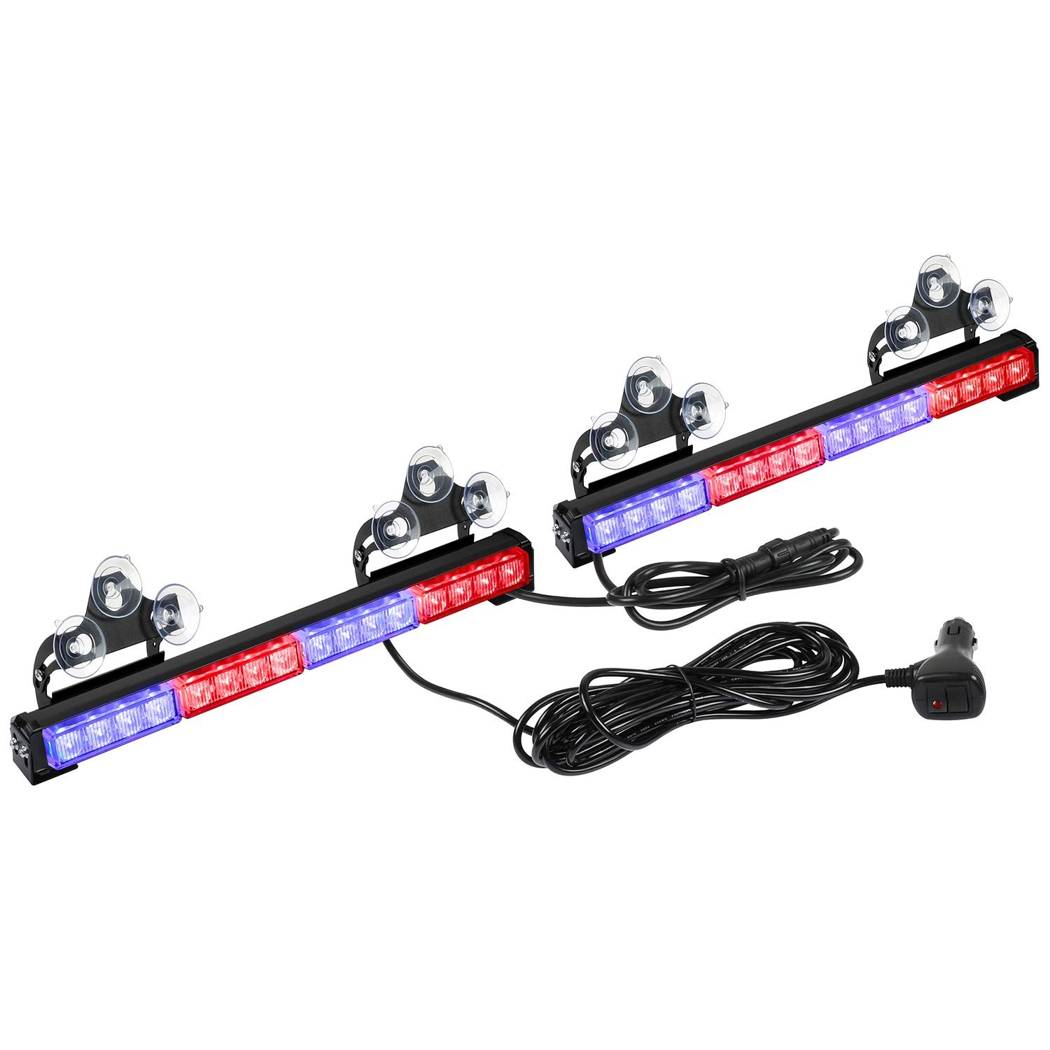 ASPL 2x16.8 inch Emergency Flashing LED Traffic Advisor Strobe Light ...