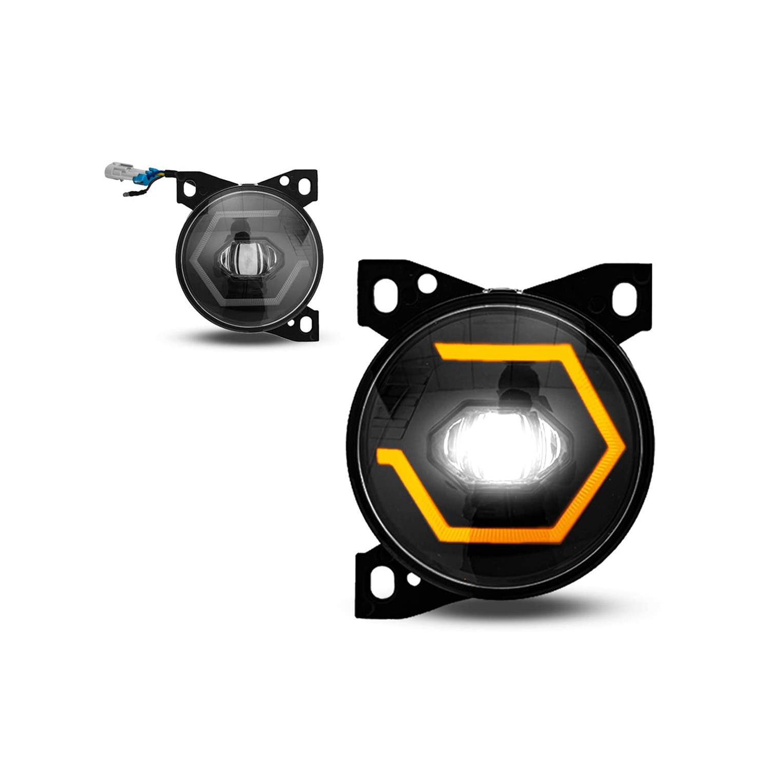SEPEY Full LED Fog Lights for Kenworth T660, Fog Lamps Assembly ...