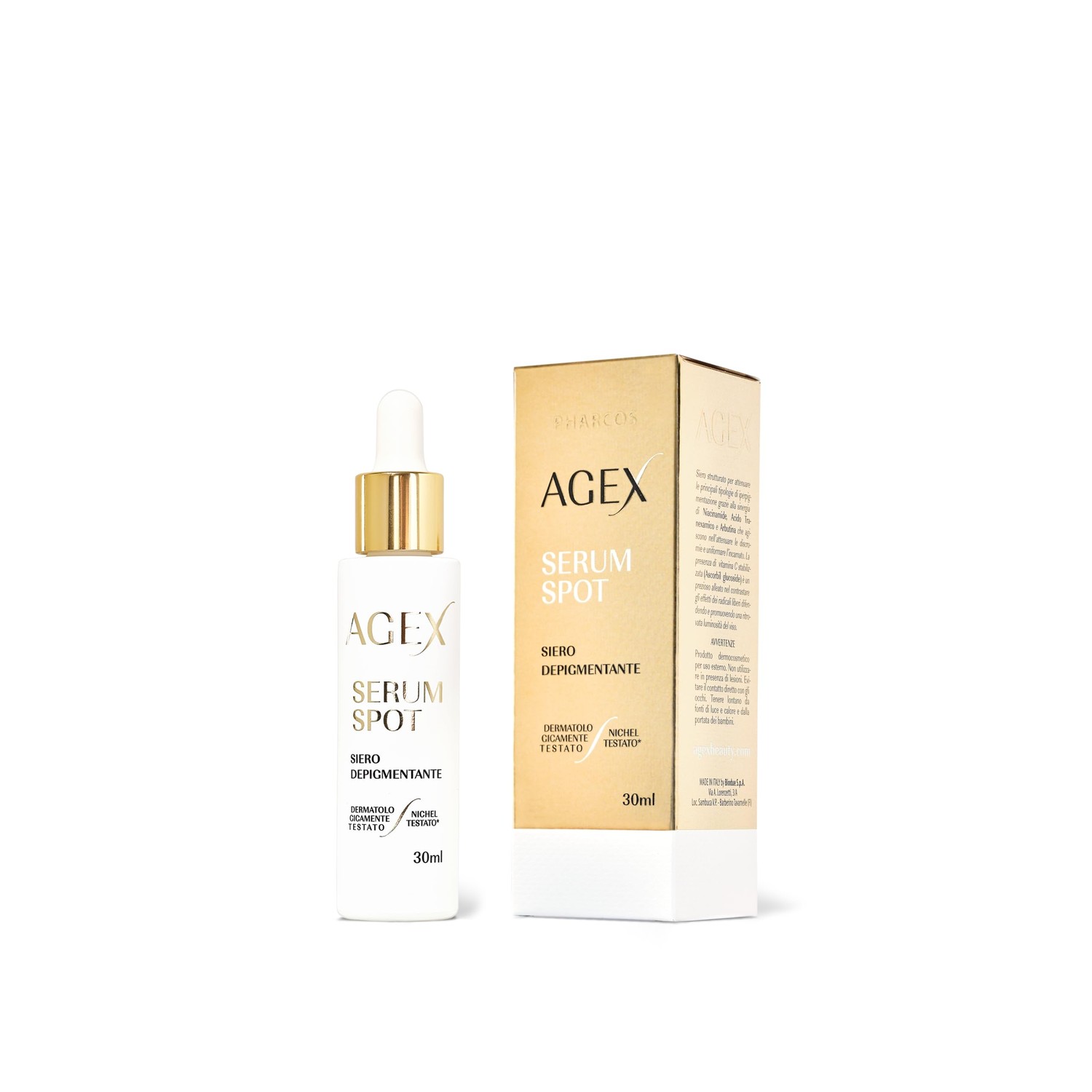 Agex by Pharcos® Serum Spot 30 ml - Depigmentation Serum for Sun and ...
