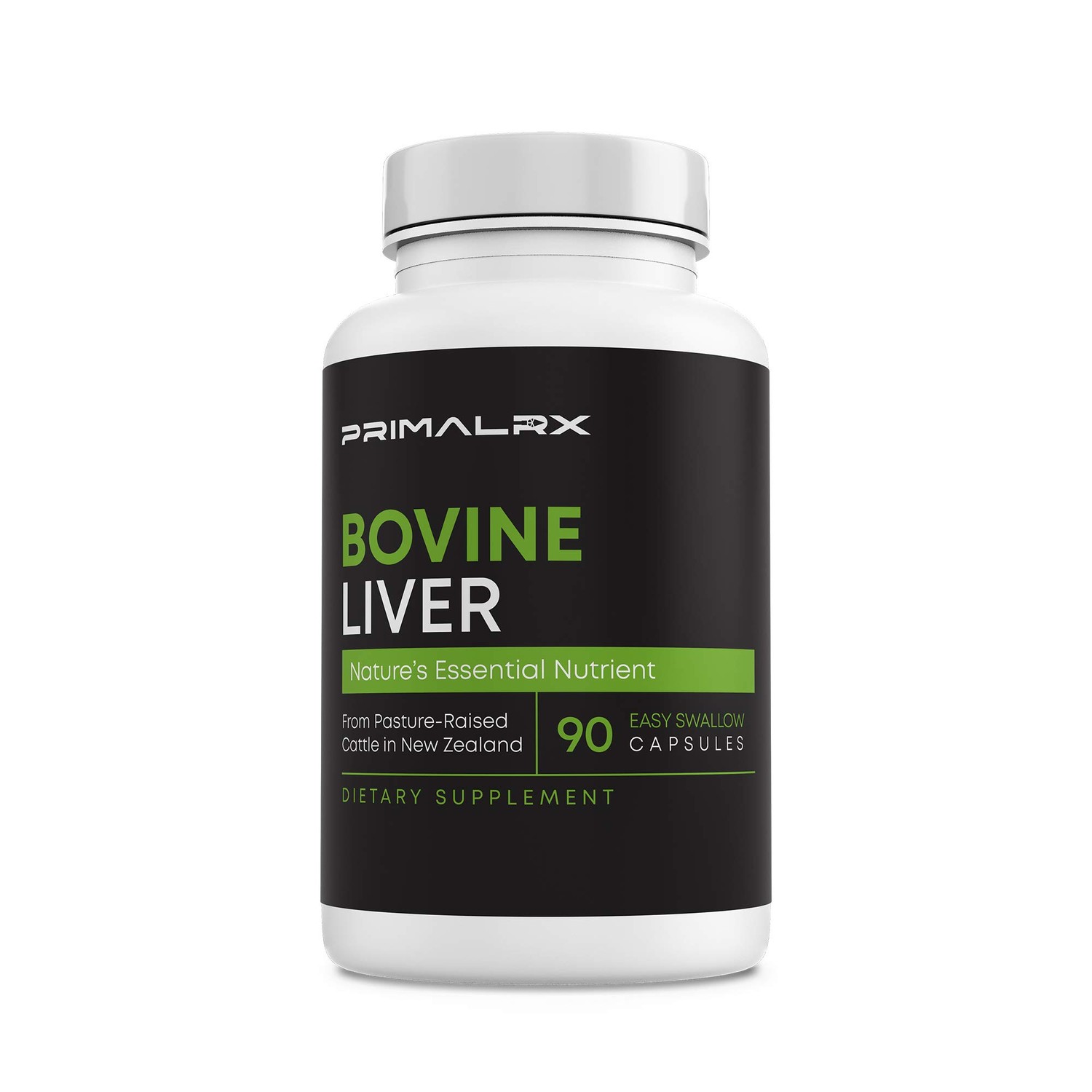PRIMALRX Bovine Liver Extract: Grass Fed Beef Liver Pills – Organ Meat ...