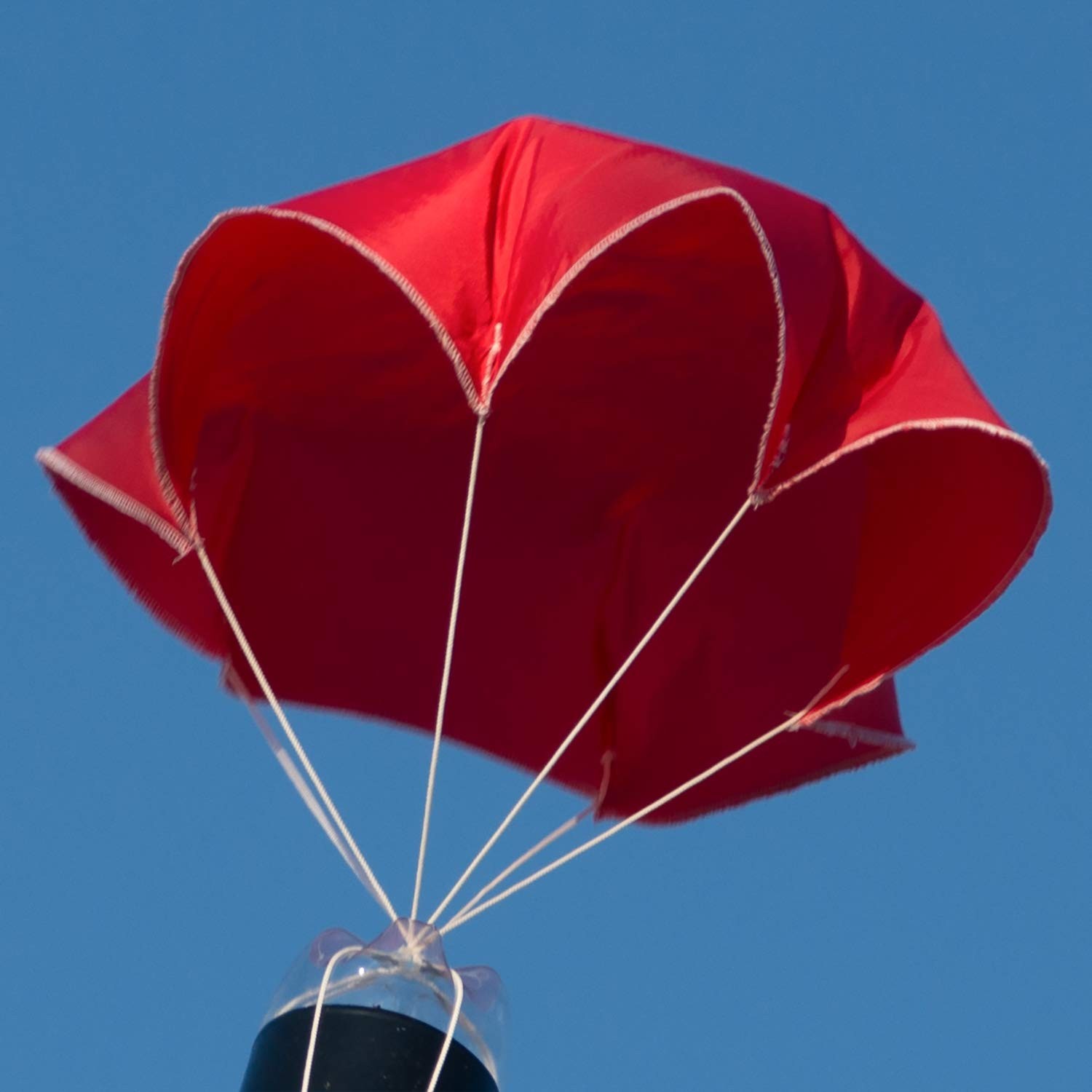 Relationshipware StratoChute 24" Red Rip-Stop Nylon Parachute for Water ...
