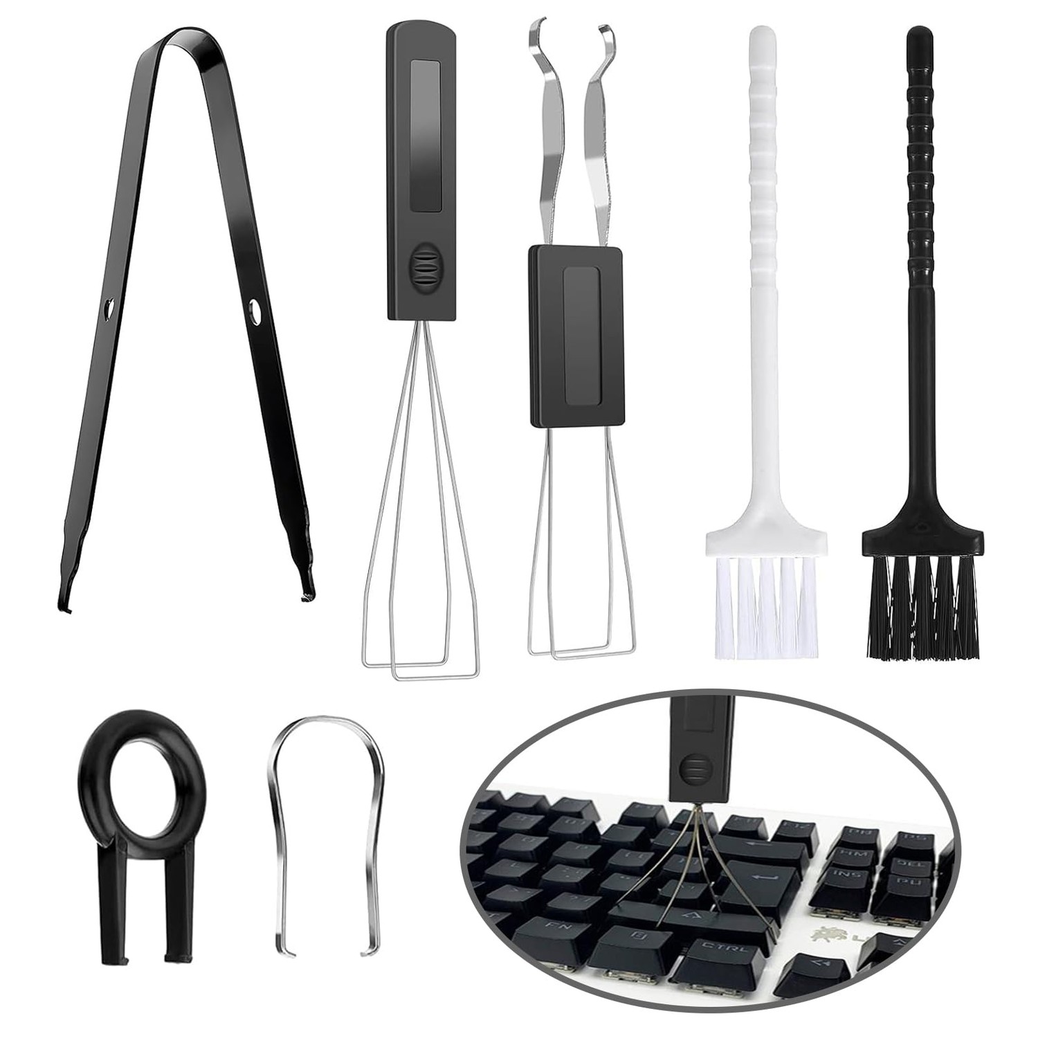 Keycap Remover, 7 Pieces Keycap Puller, Keycap, Switch Puller, Keyboard ...