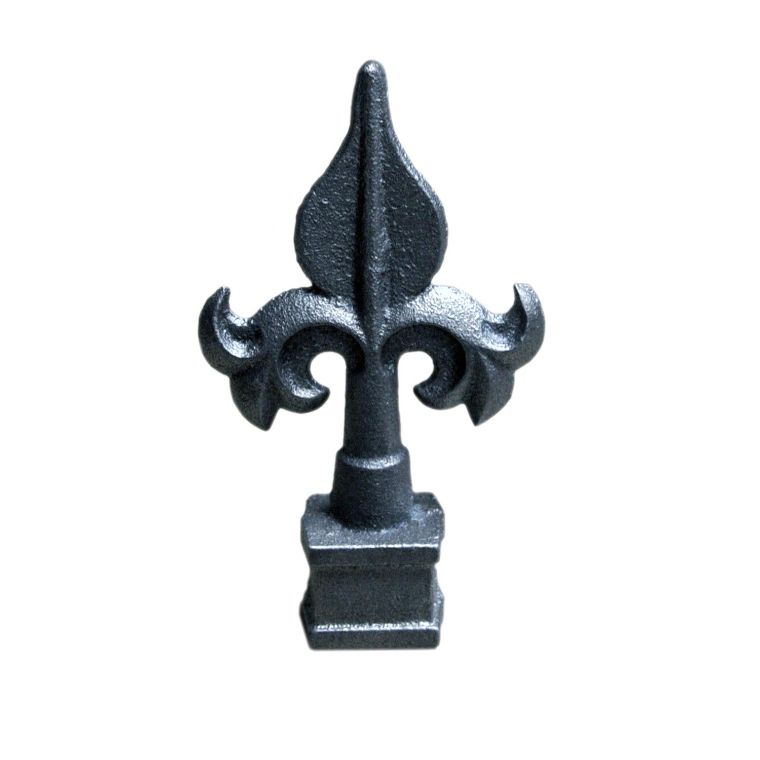 Cast Iron Finial Fence Topper Boy-Scout Fleur Style - 5/8" Ornamental ...
