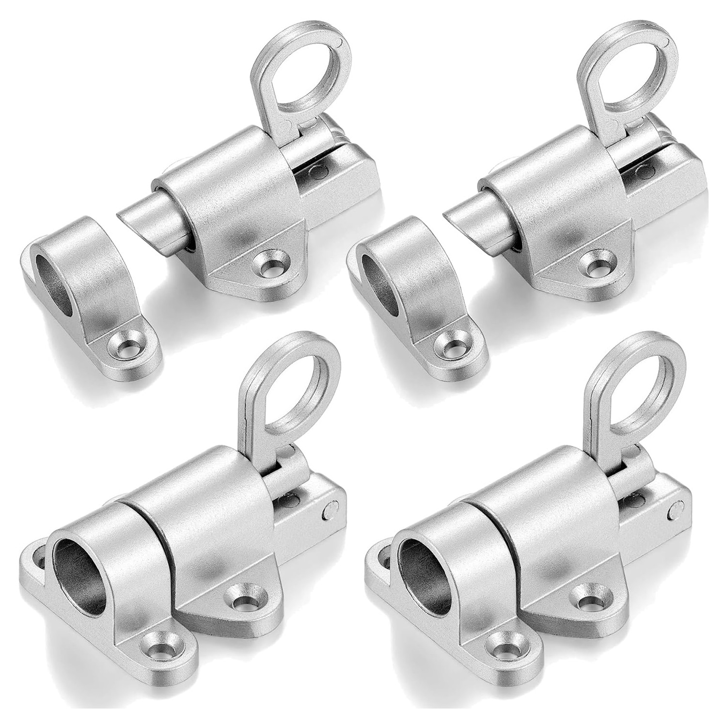 Litensh Self-Closing Latch, Spring Door Lock Latch，Resilient Bolt Latch ...
