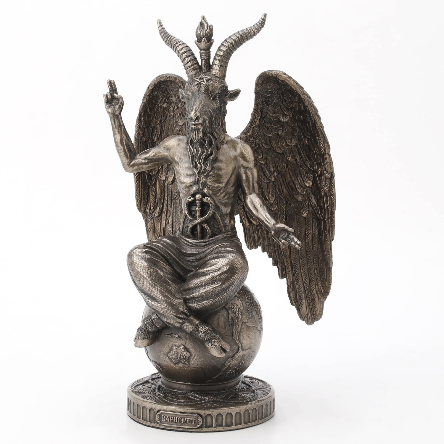 Veronese Design 10.25" Tall Statue of Baphomet Resin Sculpture Cold ...