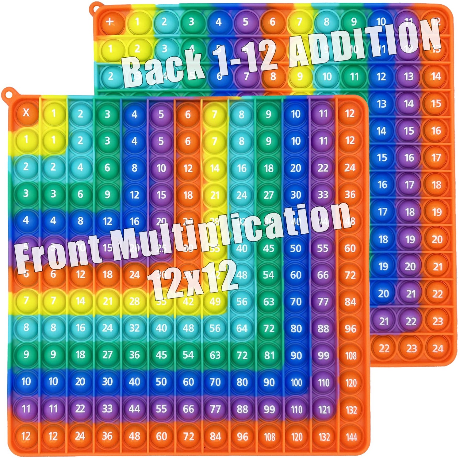PETBSNVB PETBSNVB Multiplication 12x12, Addition 1-12, Math Fidget ...