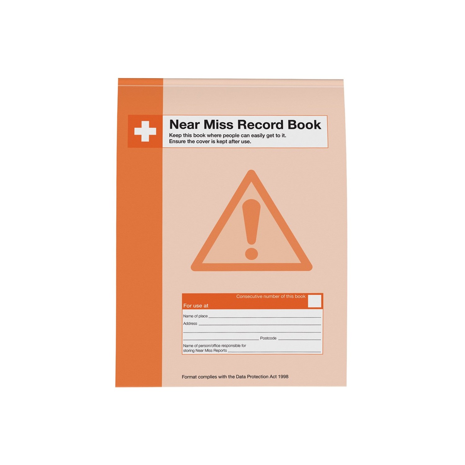 Safety First Aid Near Miss Record Book, A4 - ibspot.com
