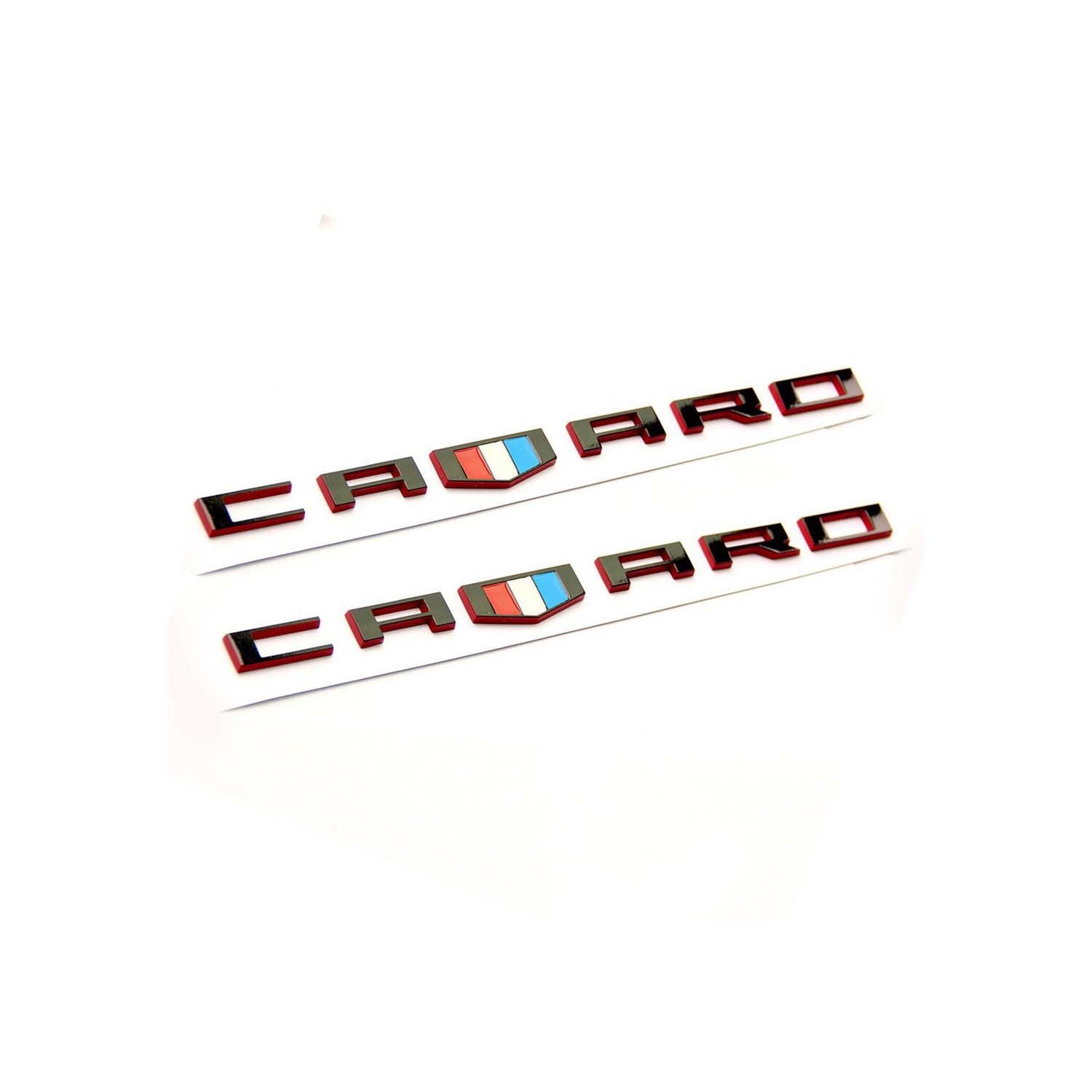 Yoaoo 2X Genuine Camaro Letter Emblem 3D Badge Gm Chevy OEM Black Red ...