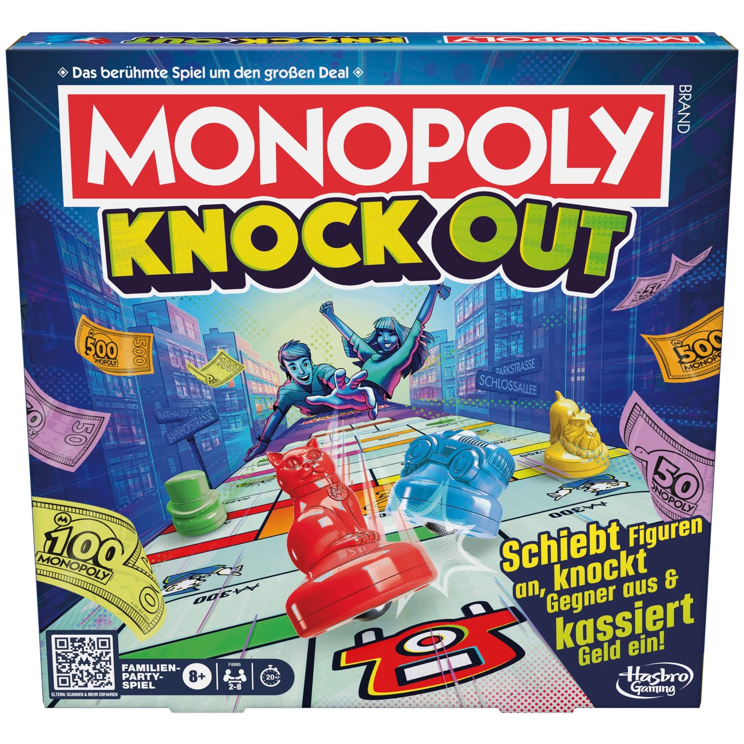 Monopoly Knockout Family Board Game German Version - ibspot.com