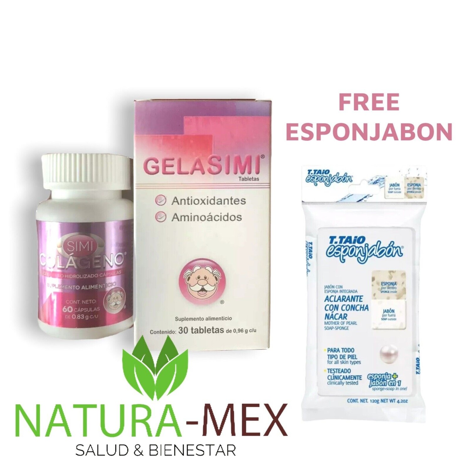 Gelasimi Antioxidante y Aminoácidos & Simi Colageno,Piel,Pelo,yuñas ...
