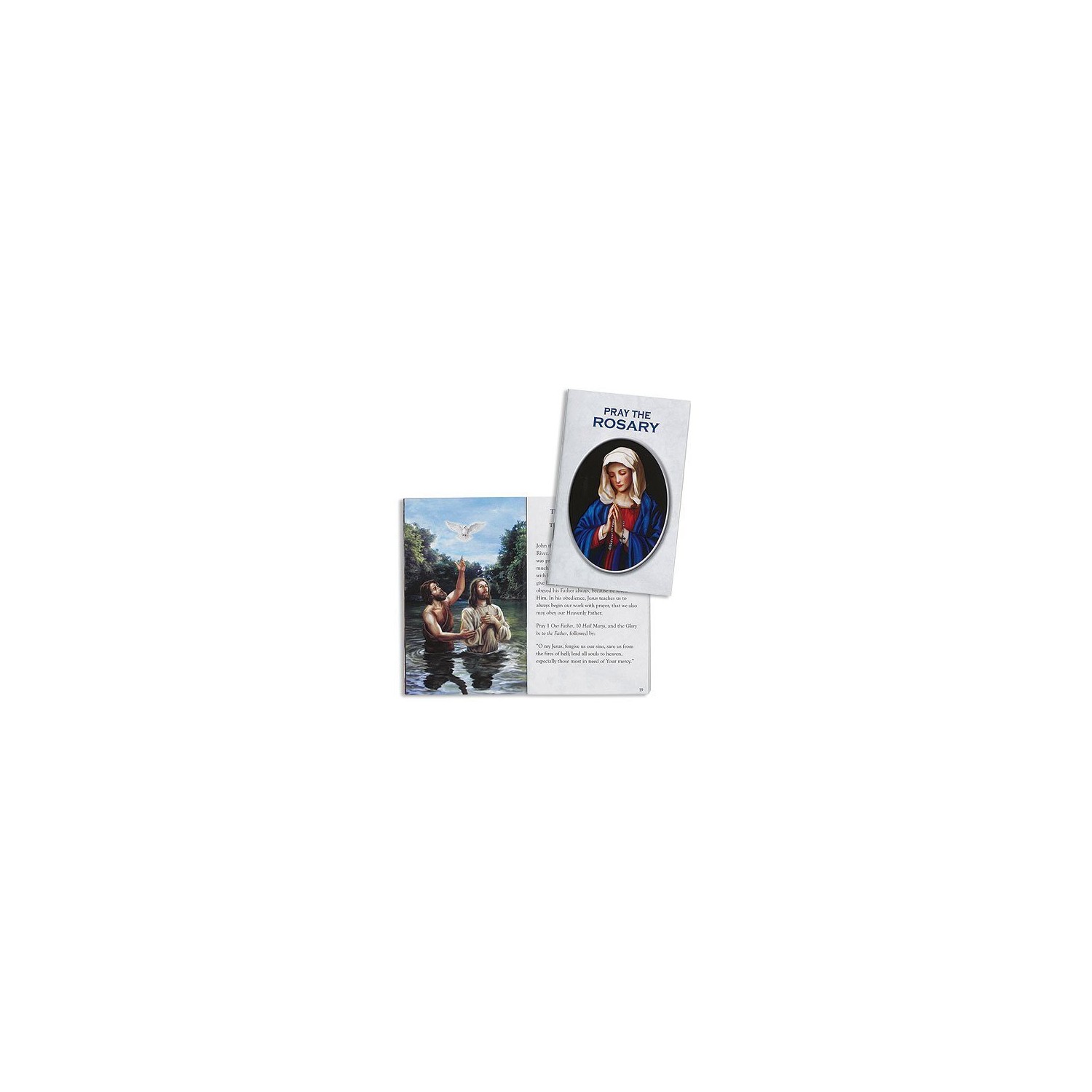 Religious Catholic Reference How to Pray the Rosary Booklet - ibspot.com