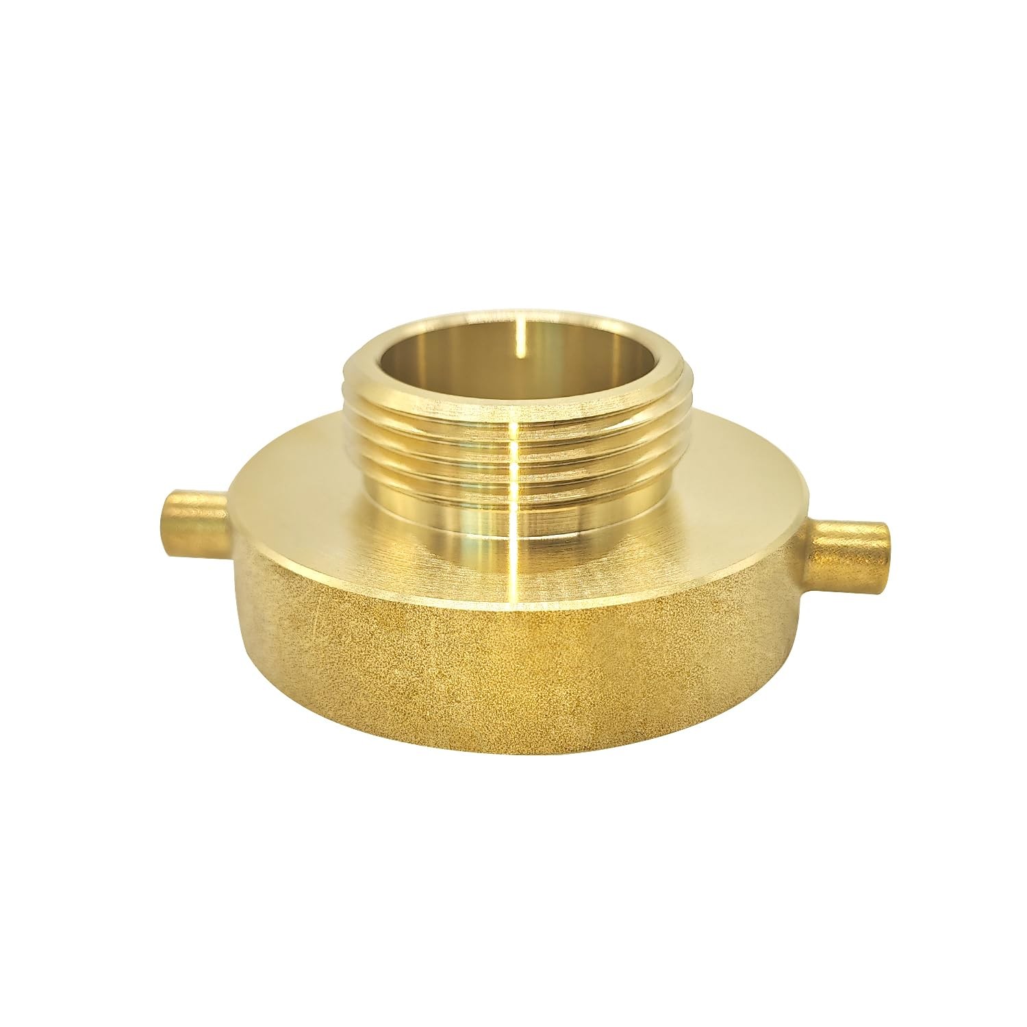 Joywayus Brass 2-1/2" NST (NH) Female x 1-1/2" NST (NH) Male Fire Hose ...