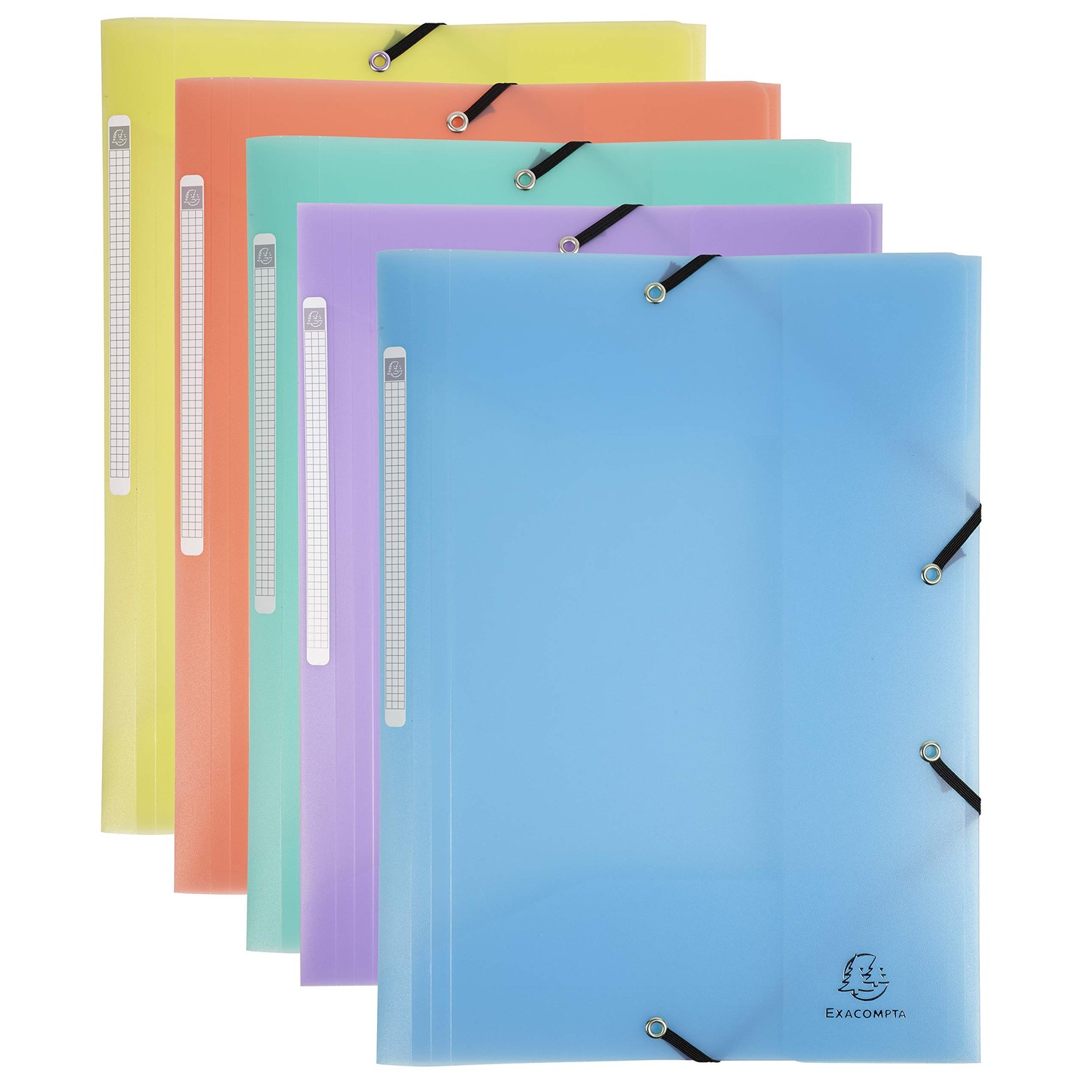 Exacompta - Ref 55170E - Chromaline Collection - Elasticated 3-Flap ...