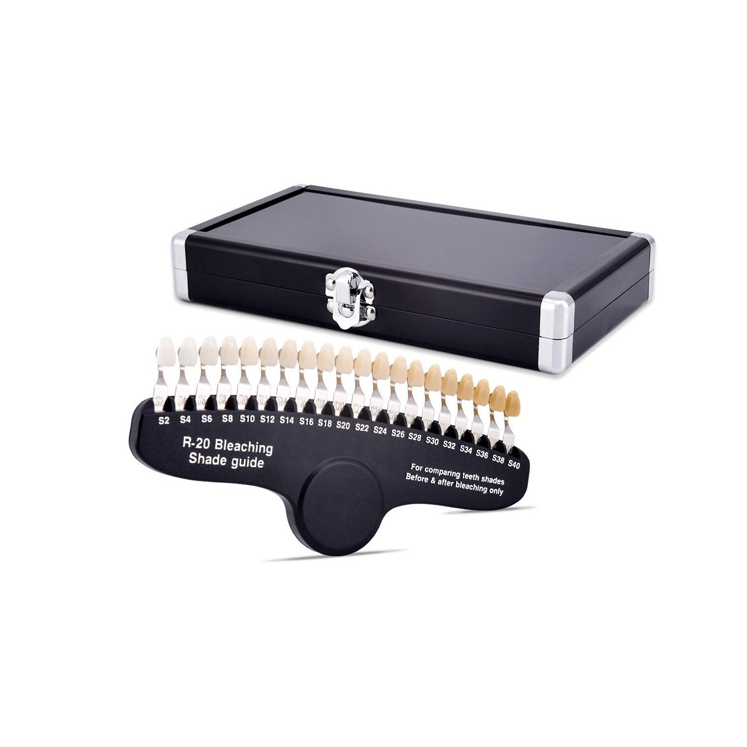 Dental Teeth Shade Guide Professional Porcelain 3D R-20 Tooth Whitening ...