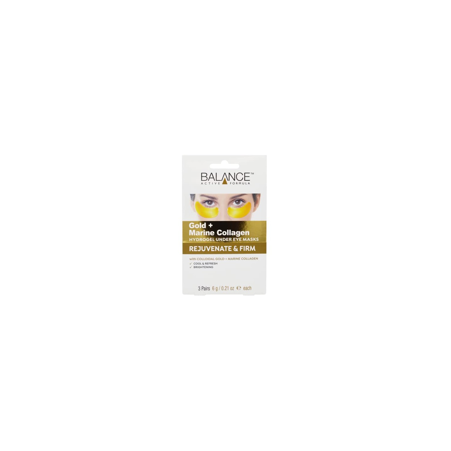 Balance Active Formula Gold & Marine Collagen Hydrogel Under Eye Masks ...