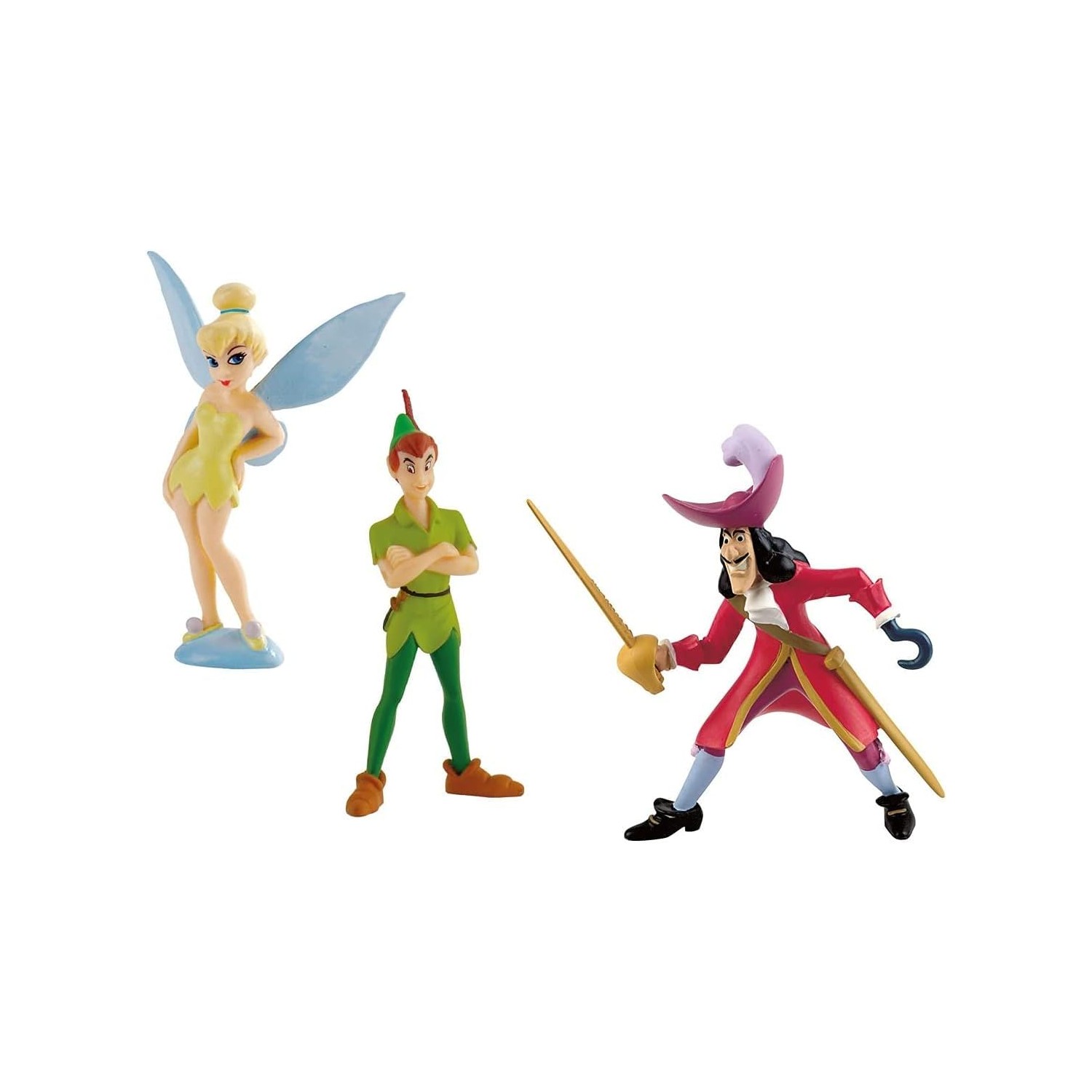 Bullyland - Disneys Peter Pan - Spielset 3 Figuren Hook Tinkerbell Pan ...