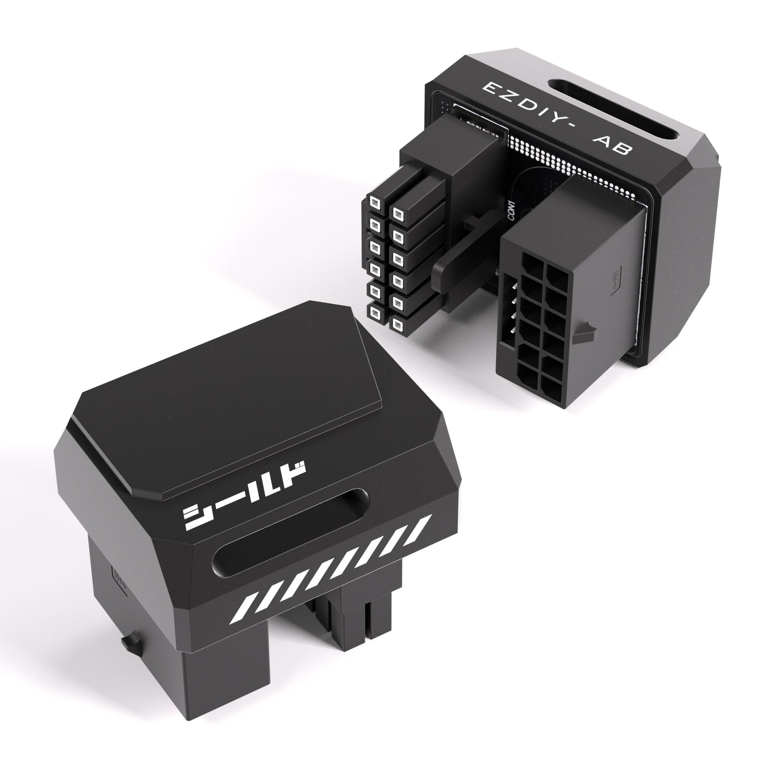 EZDIY-FAB PCIe 5.1 Adapter 600W 12+4pin, 16pin 12VHPWR GPU Plug, 12V ...