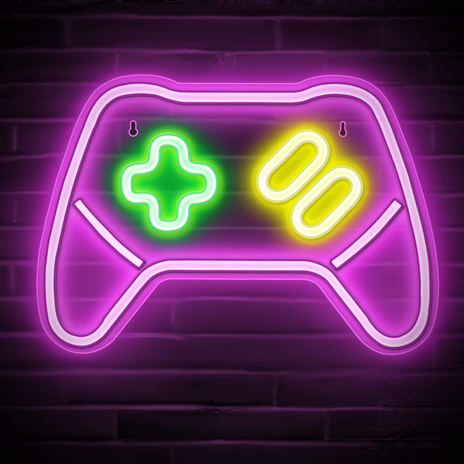 Lumoonosity Game Controller Neon Signs – Gamepad/Game Remote Neon Sign ...