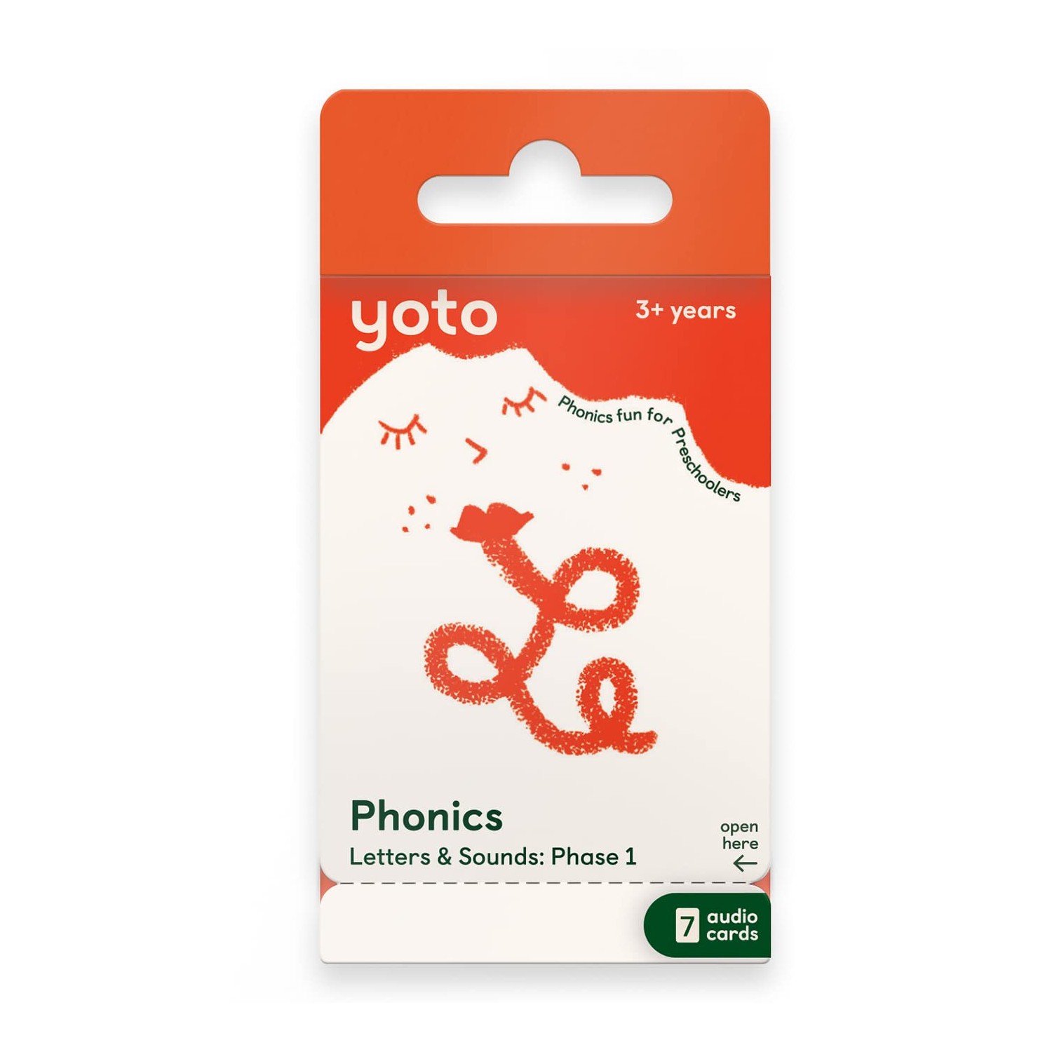 YOTO Phonics: Letters & Sounds: Phase 1 – Kids 7 Audio Cards for Use ...