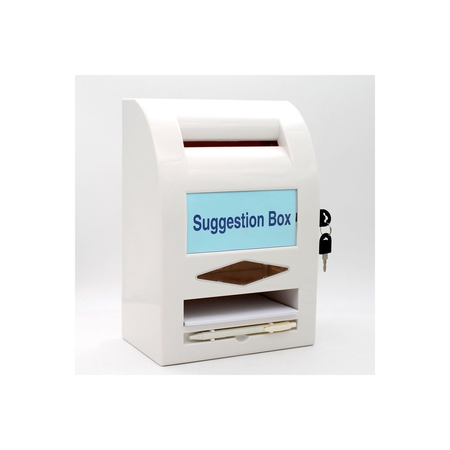 Suggestion box and lock wall hanging, mailbox, donation box, delivery ...
