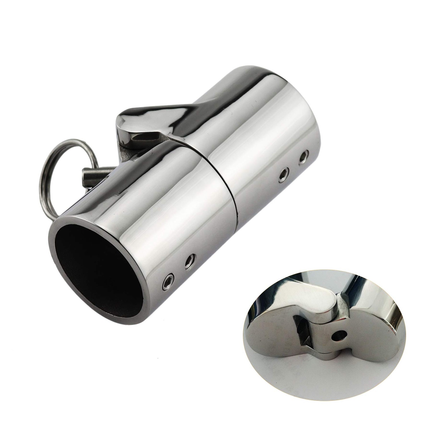 NRC&XRC 316SS Marine Grade Boat Handrail Fitting -Boat Pipe Connector ...