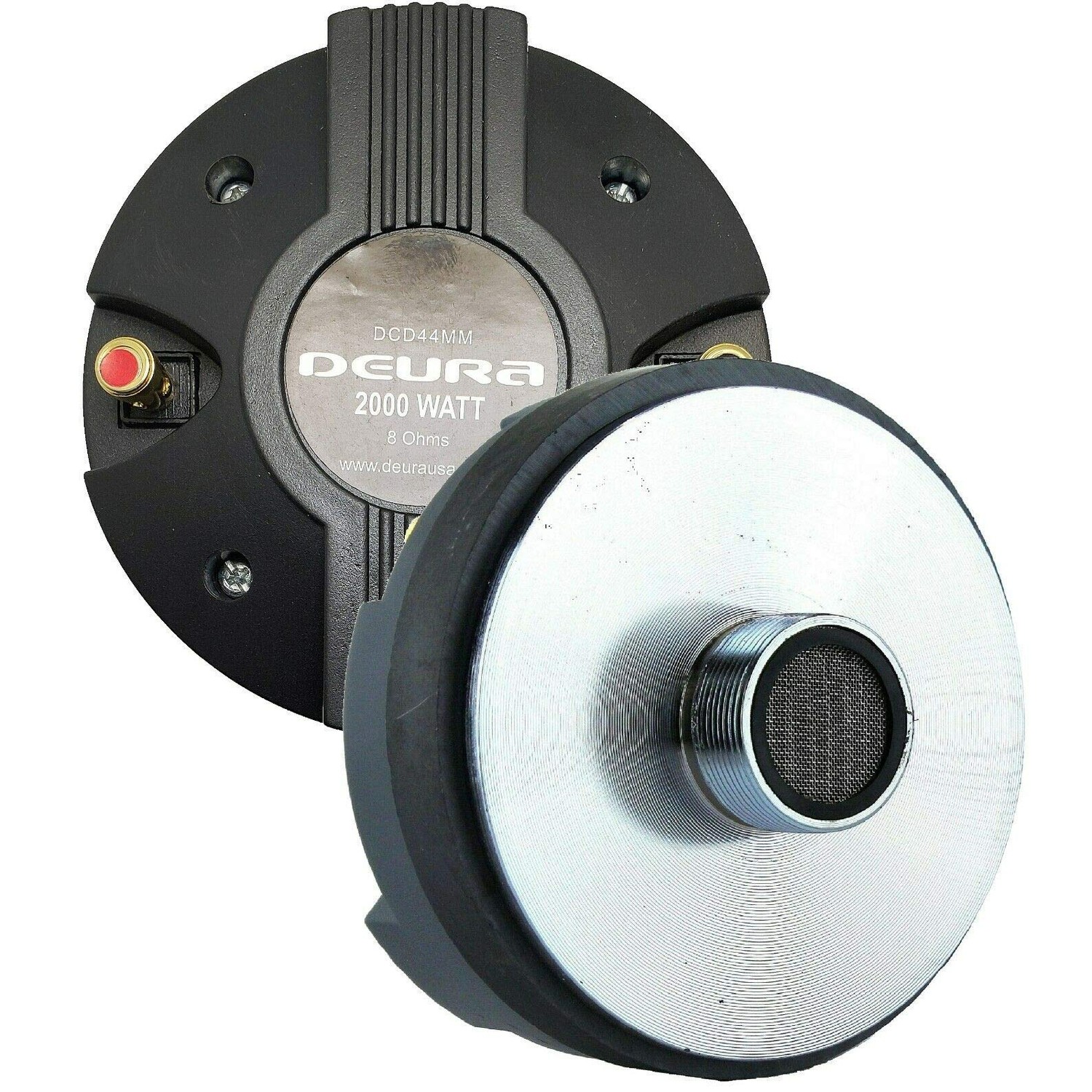 DEURA® 4000W 2PCS 1.75" 44mm Titanium Compression Driver Screw-on Horn ...