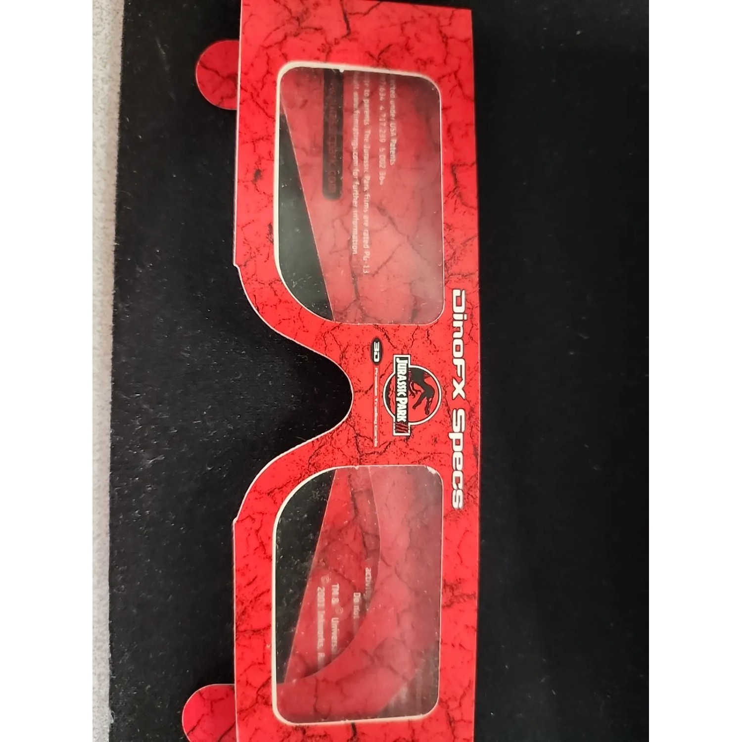 Jurassic Park 3D DinoFx Specs Rare Nostalgic Display - ibspot.com